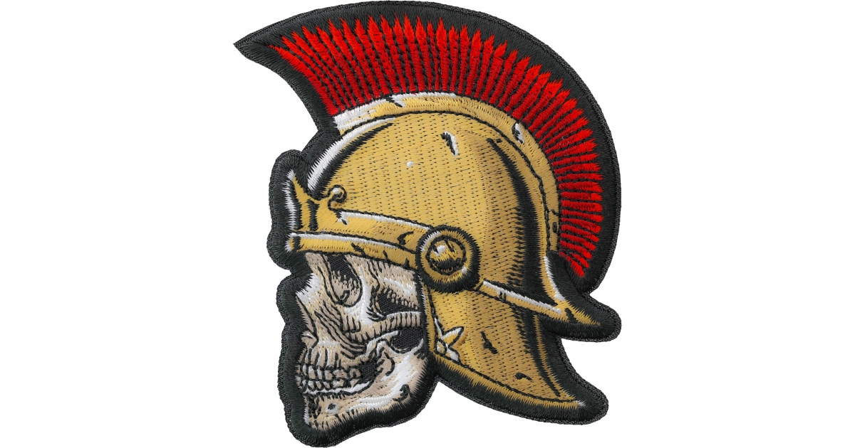 Roman Skull Soldier Patch by Ivamis Patches