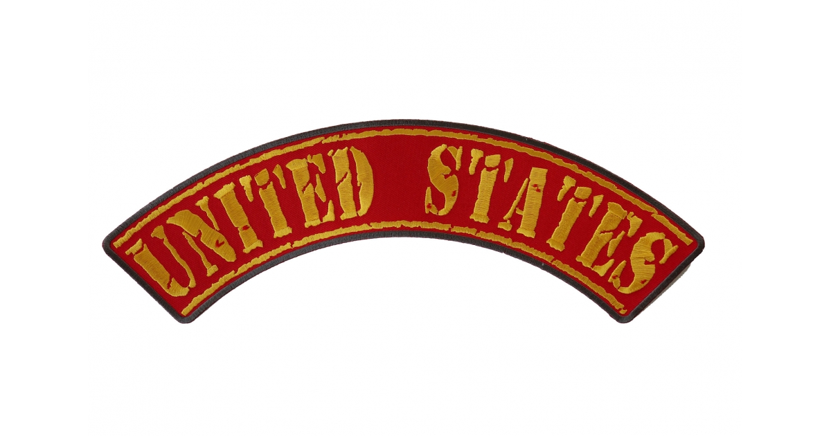 United States Large Top Rocker Patch | Marine Corps Patches -TheCheapPlace