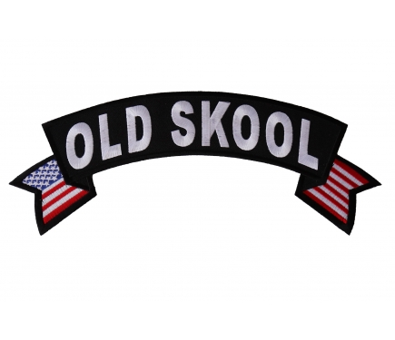 Old Skool Patch - Large Back Patches by Ivamis Patches