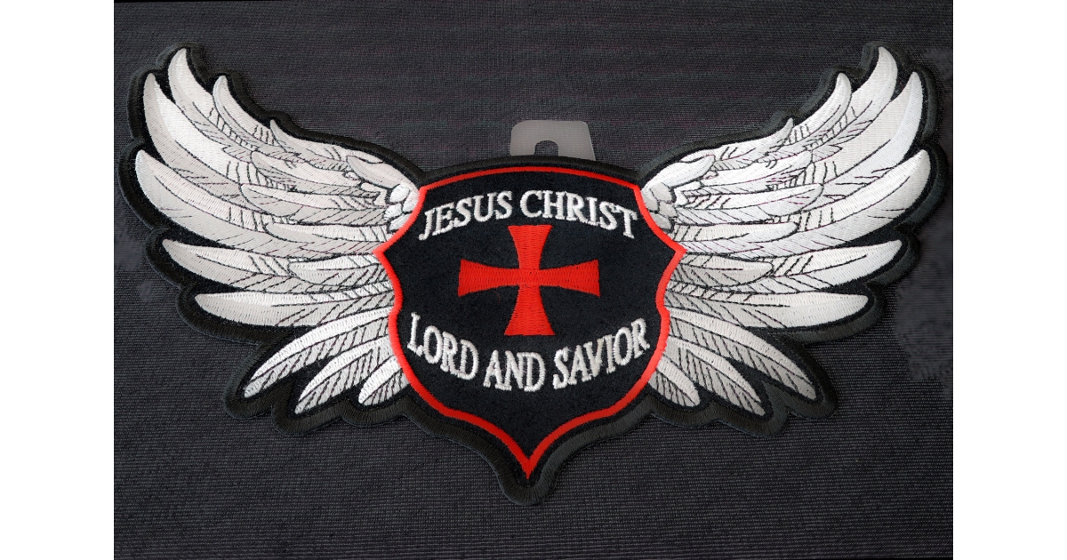 Jesus Christ Lord and Savior Patch, Large Christian Back Patches by ...