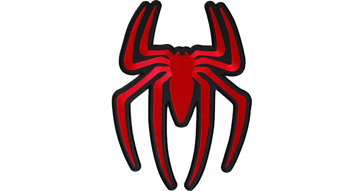 Red Spider Patch, Large Animal Patches for Jackets by Ivamis Patches
