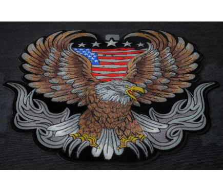 American Flag Eagle Patch, Large Eagle Patches for Jackets by Ivamis ...
