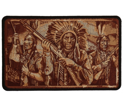 Native Indian Homeland Security Back Patch - TheCheapPlace