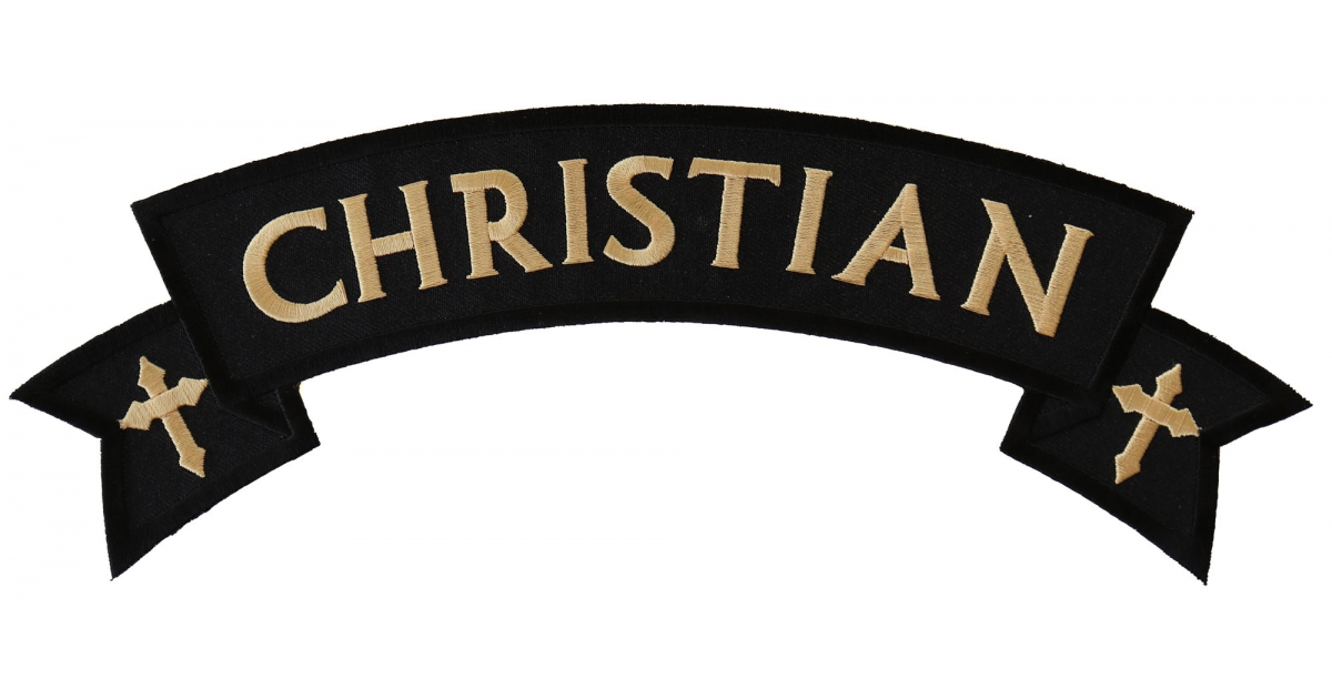 Christian Patch, Large Rocker Patches by Ivamis Patches