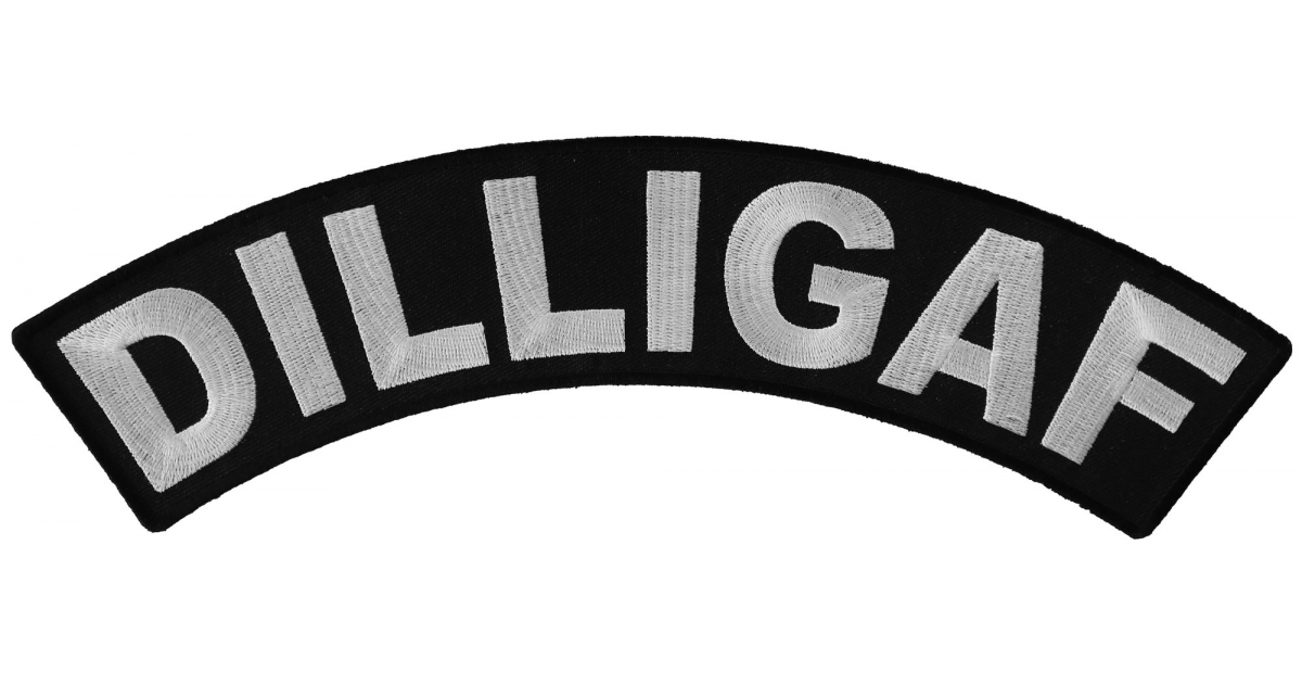 Dilligaf Rocker Patch - Large Back Patches by Ivamis Patches
