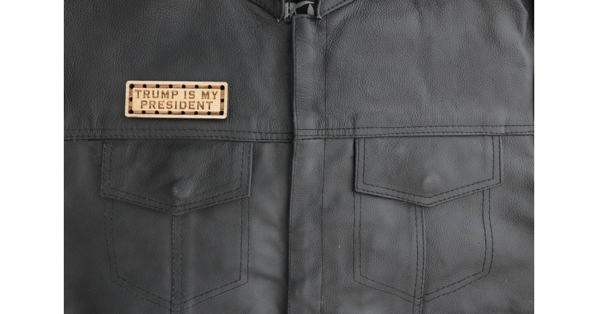 Trump is My President Solid Oak Laser Engraved Wooden Patch by Ivamis ...