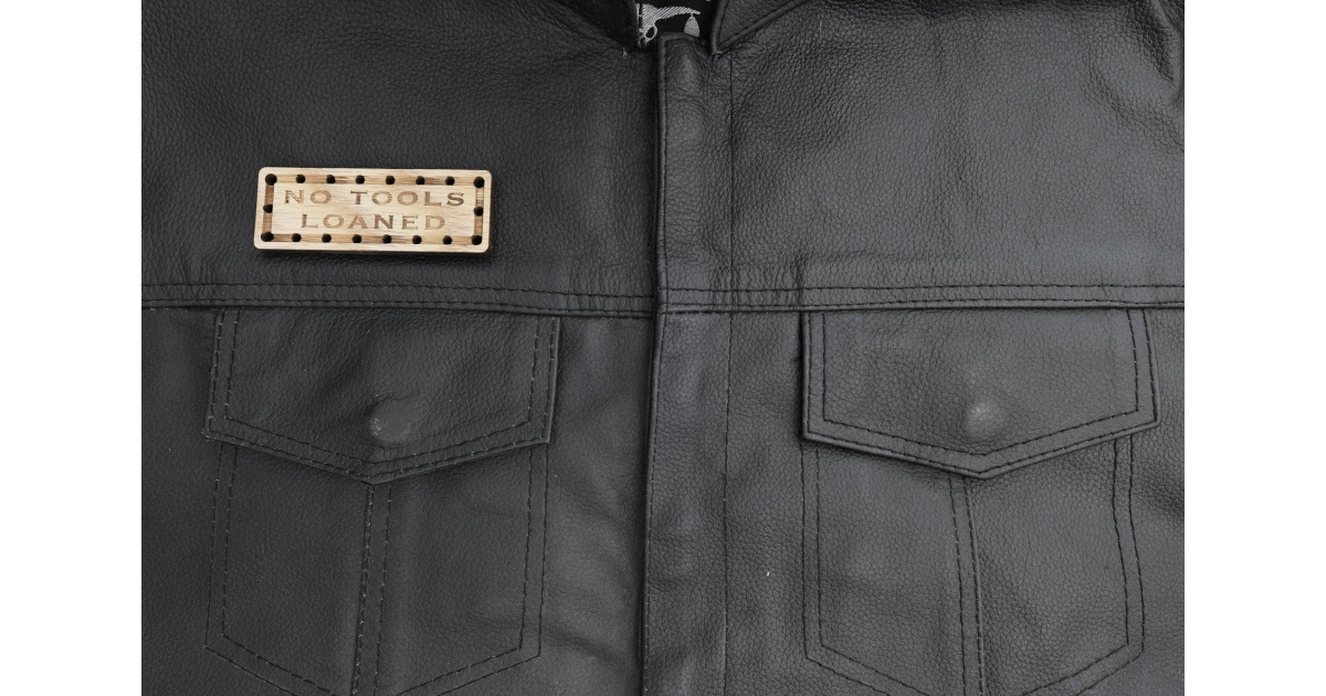 No Tools Loaned Oak Wood Patch by Ivamis Patches