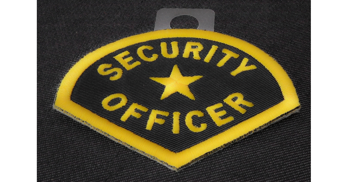 Security Officer Patch | Embroidered Patches by Ivamis Patches
