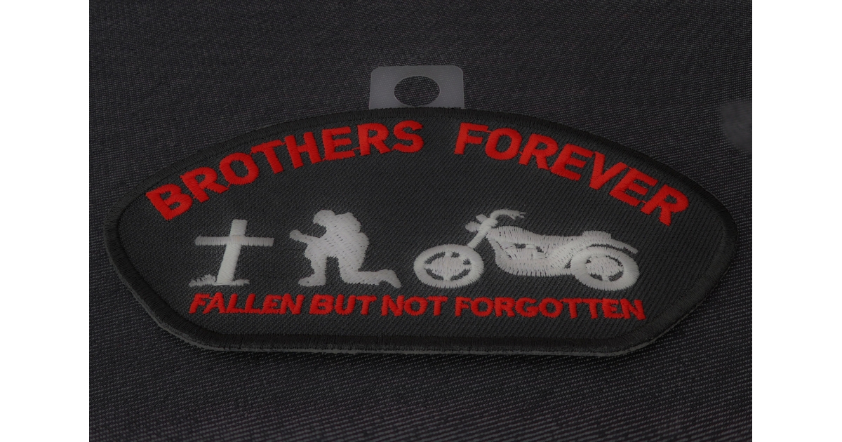 Brothers Forever Biker Cap Patch | US Military Veteran Patches by ...