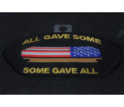 All Gave Some Gave All Casket Cap Patch | US Military Veteran Patches ...