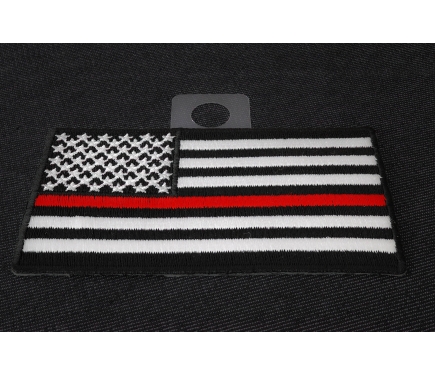 Subdued US Flag With Red Stripe Patch | Embroidered Patches by Ivamis ...