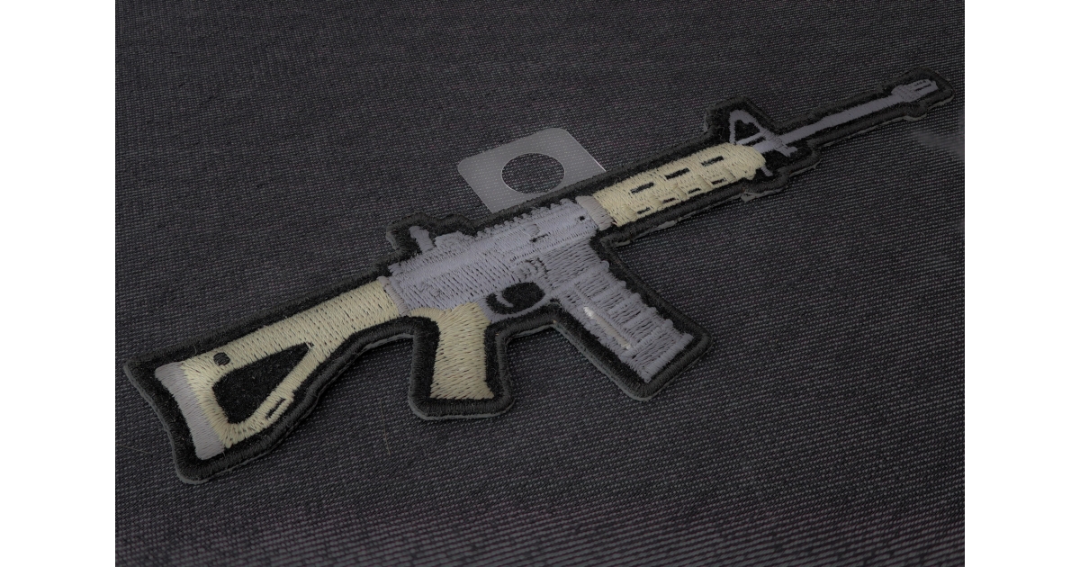 AR 15 Assault Rifle Patch by Ivamis Patches