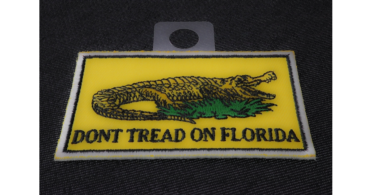 Don't tread on Florida Small Gadsden Flag Patch by Ivamis Patches