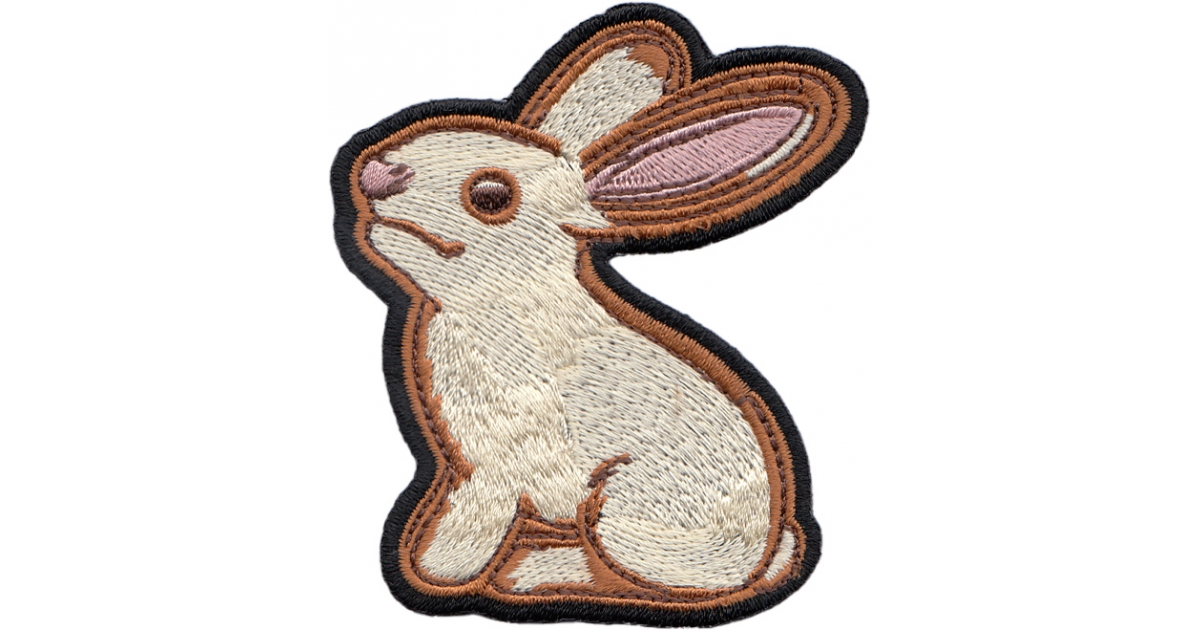 Sweet Rabbit Iron on Patch by Ivamis Patches