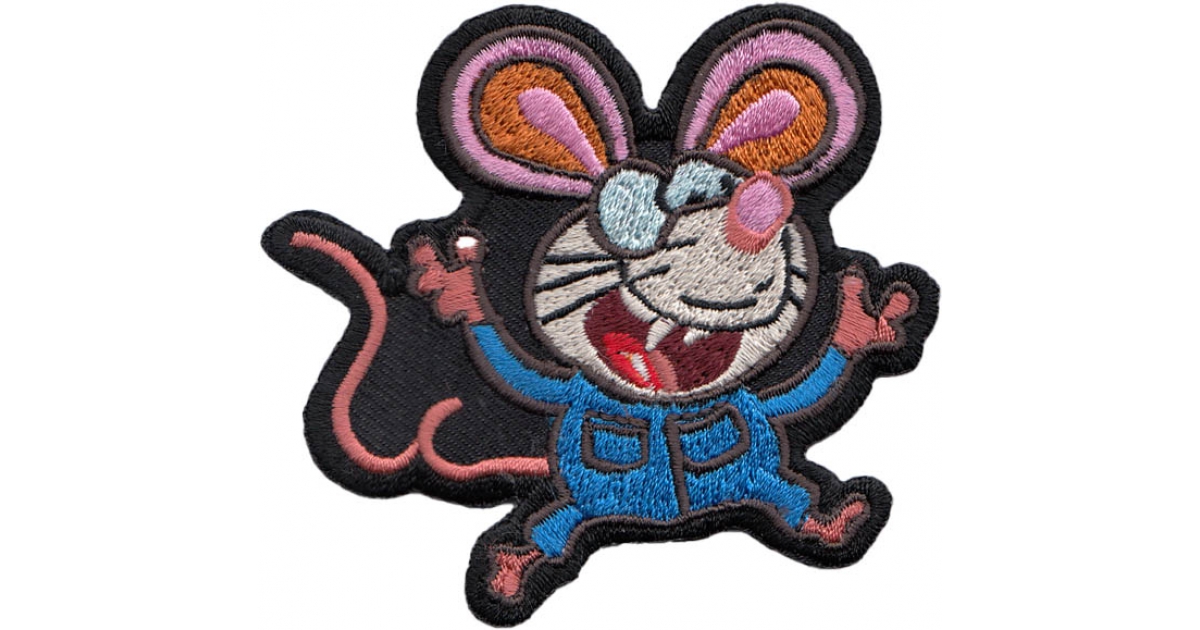 Nerdy Rat Iron on Patch by Ivamis Patches
