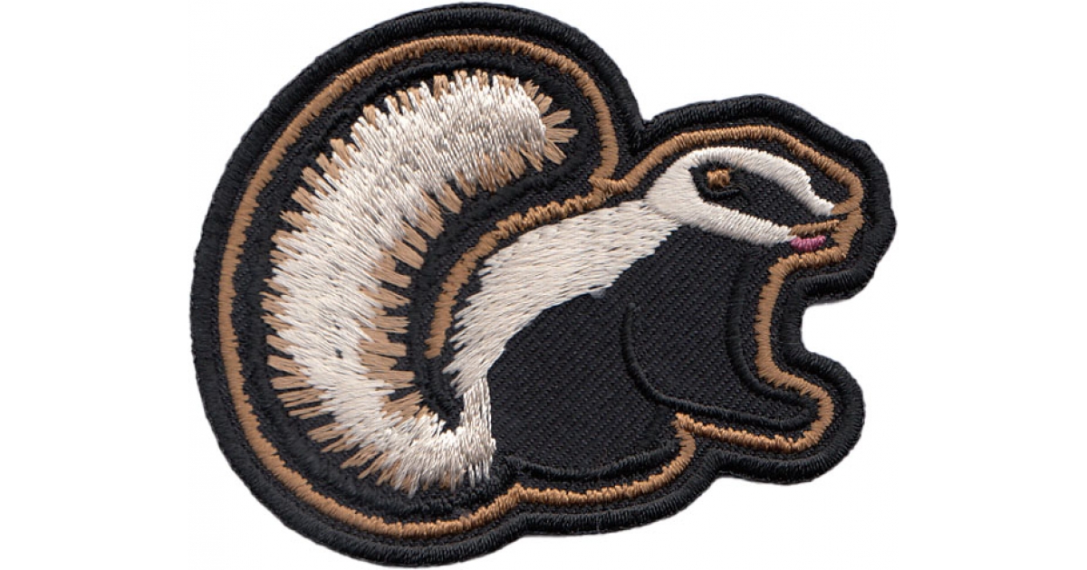 Skunk Patch Embroidered by Ivamis Patches