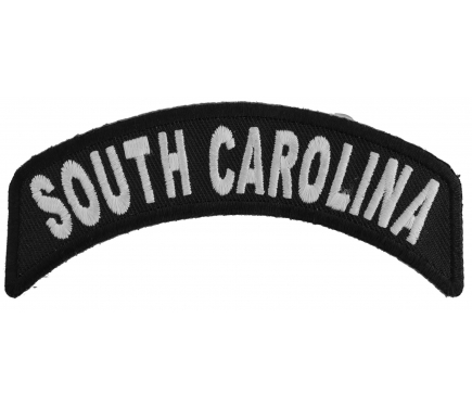 South Carolina State Embroidered Small Iron On Rocker Patch by Ivamis ...