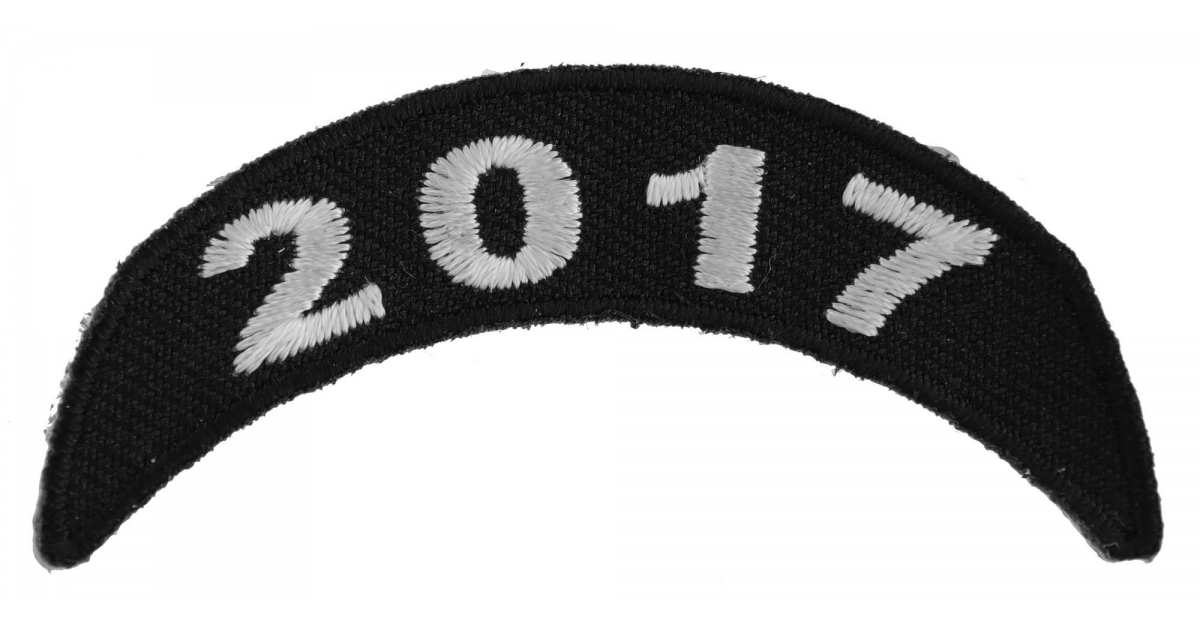 2017 White Upper Rocker Patch by Ivamis Patches