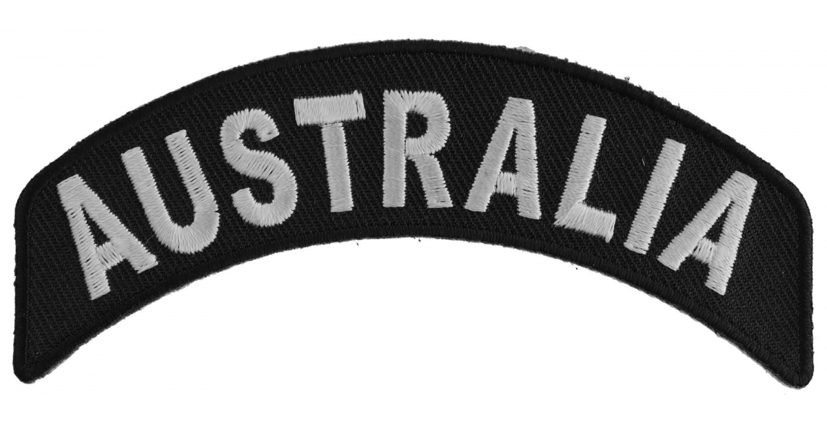 Australia Small Rocker Patch by Ivamis Patches
