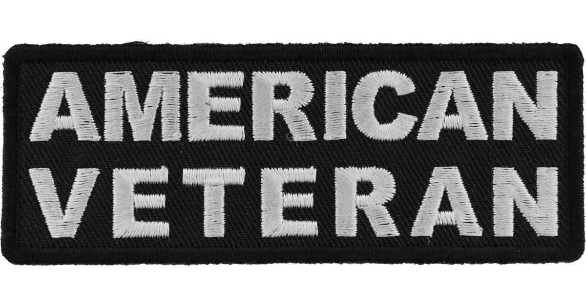 American Veteran Patch, Military Vet Patches by Ivamis Patches
