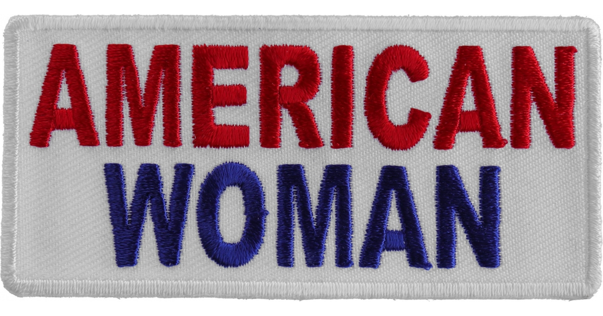 American Woman Patch, Funny Patches for Ladies by Ivamis Patches