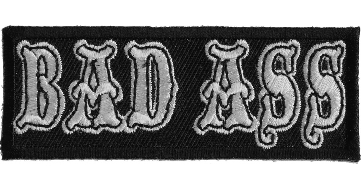 Bad Ass Patch, Funny Patches for Adults by Ivamis Patches