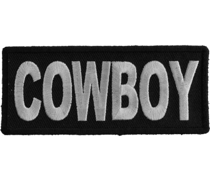 Cowboy Patch | Embroidered Patches by Ivamis Patches