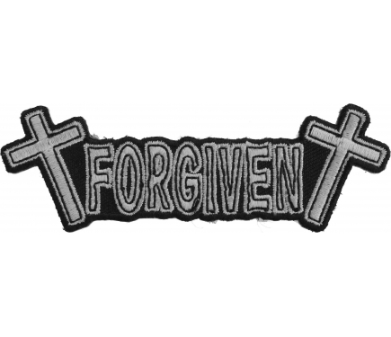 FORGIVEN Patch | Embroidered Patches by Ivamis Patches
