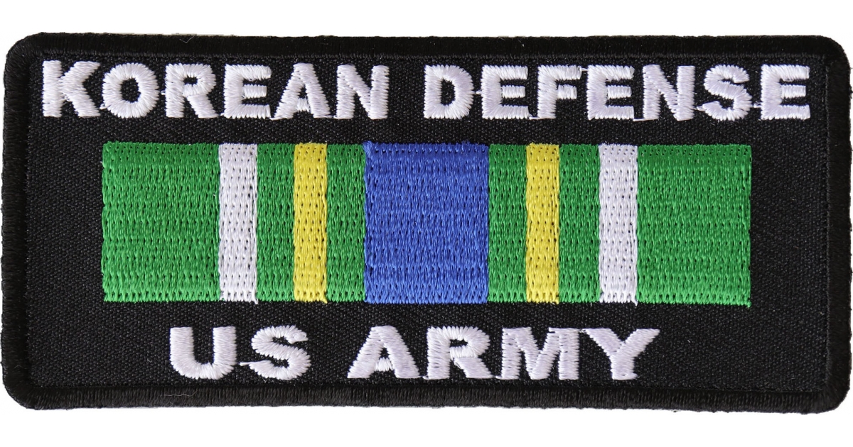 Korean Defense US Army Patch | US Army Military Veteran Patches by ...