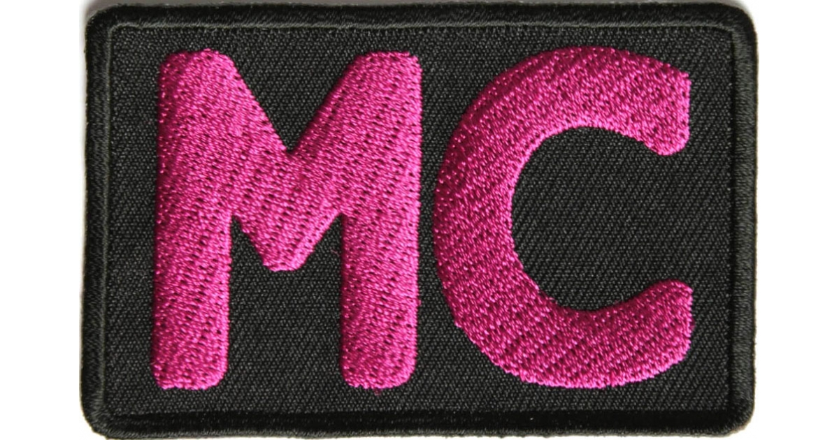 Pink MC Patch - Biker Saying Patches by Ivamis Patches