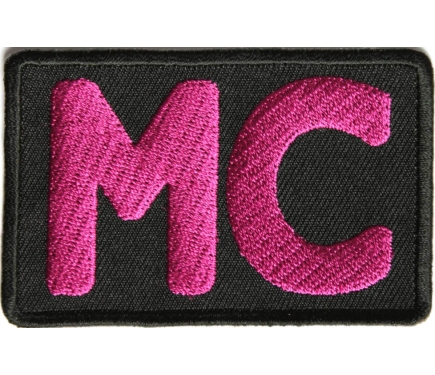 Pink MC Patch - Biker Saying Patches by Ivamis Patches