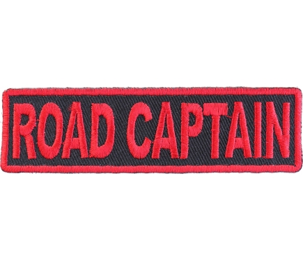 Road Captain Patch, Motorcycle Club Patches for Bikers by Ivamis Patches