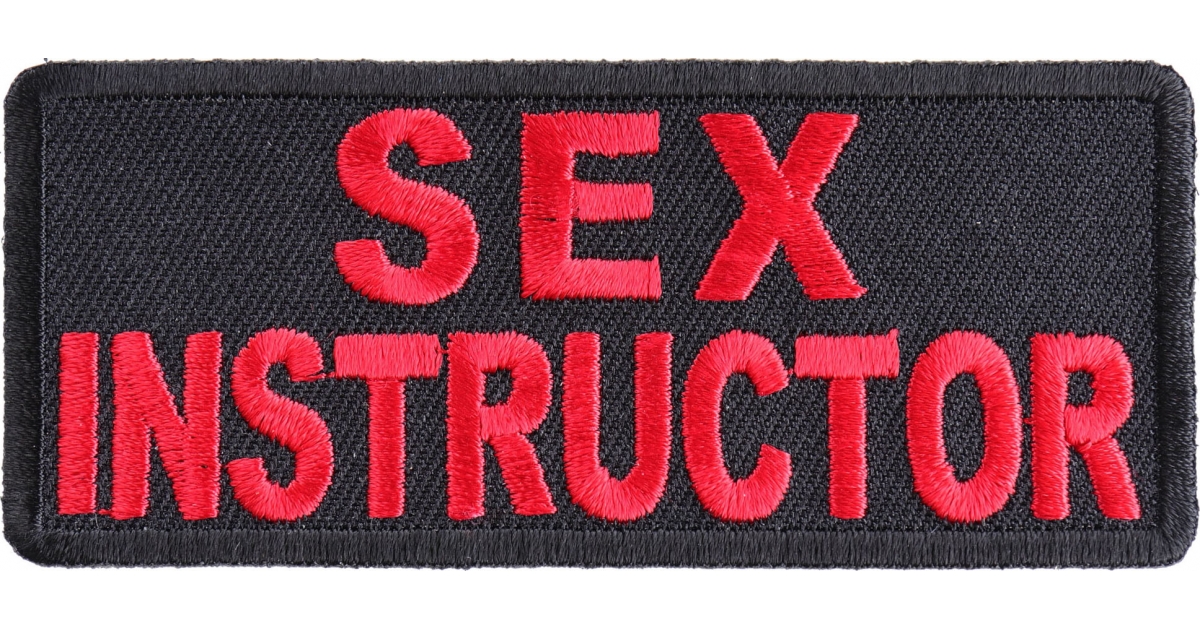 Sex Instructor Patch Funny Patches For Adults By Ivamis Patches