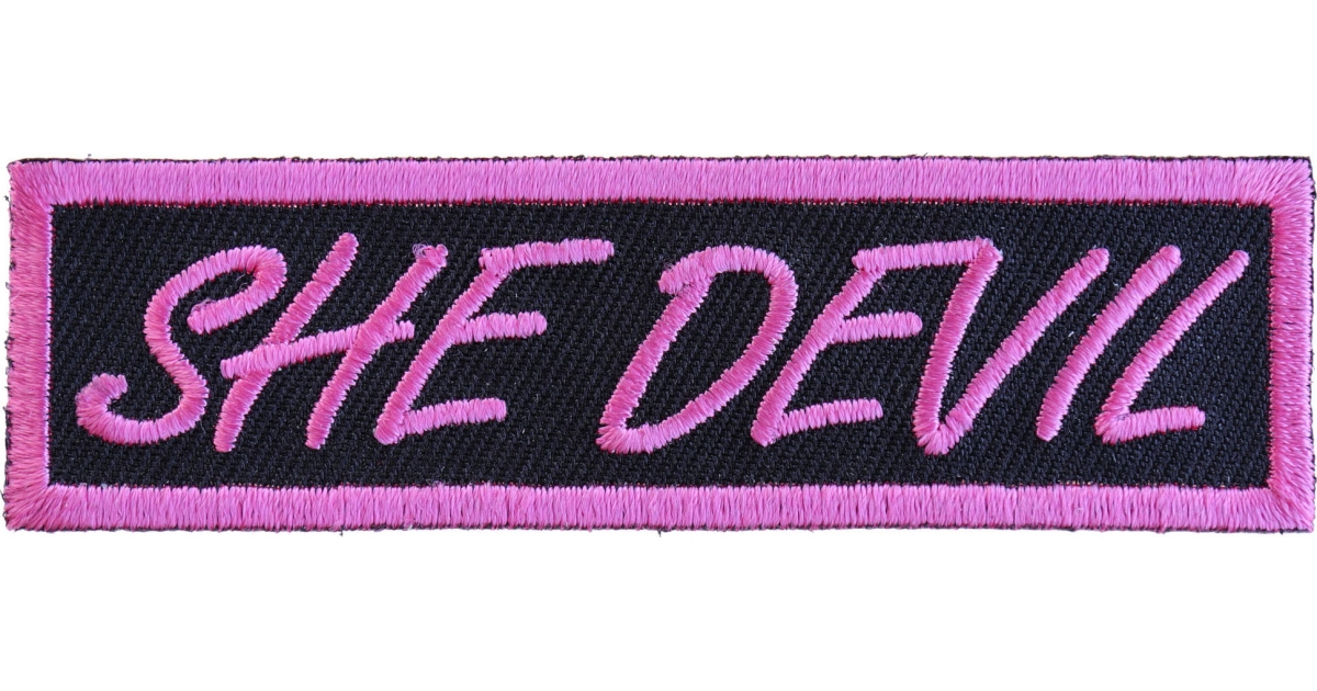 She Devil Patch, Funny Patches for Ladies by Ivamis Patches