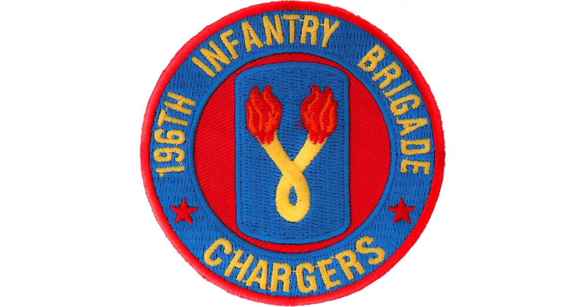 196th Infantry Brigade Patch Chargers by Ivamis Patches