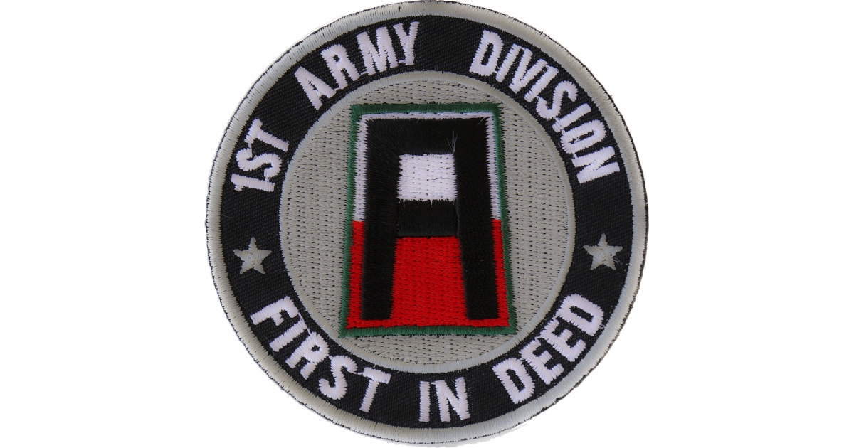 1st Army Division Patch First In Deed by Ivamis Patches