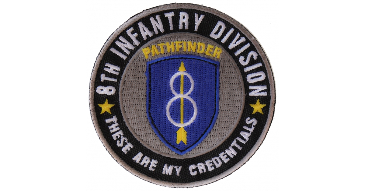 8th Infantry Division Pathfinder Patch by Ivamis Patches