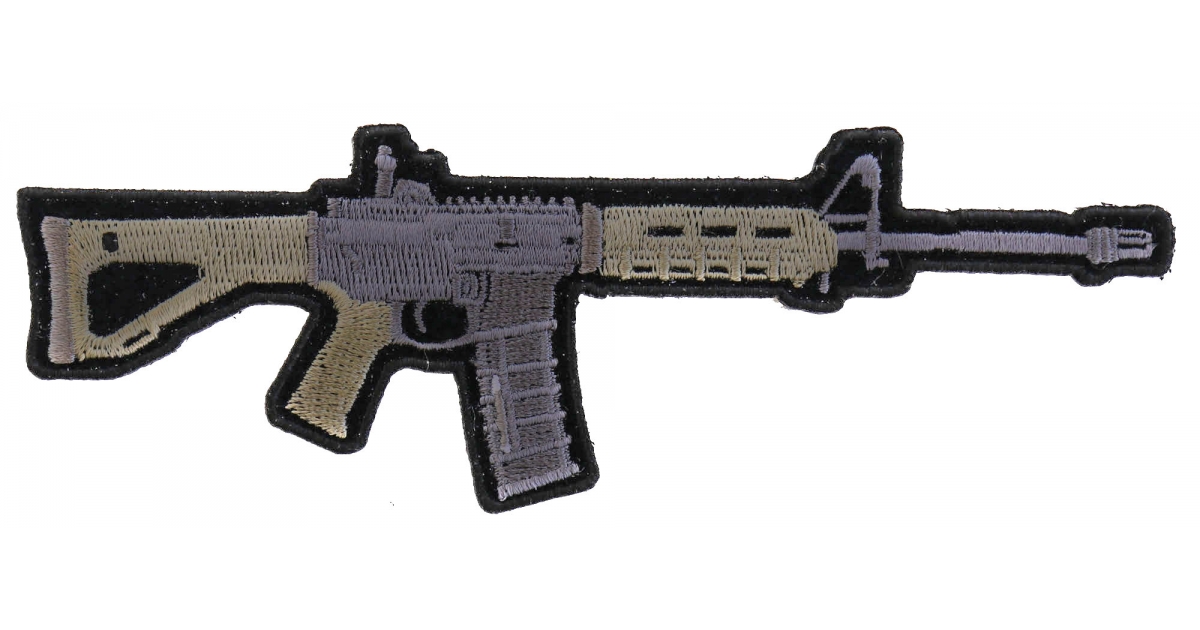 AR 15 Assault Rifle Patch by Ivamis Patches