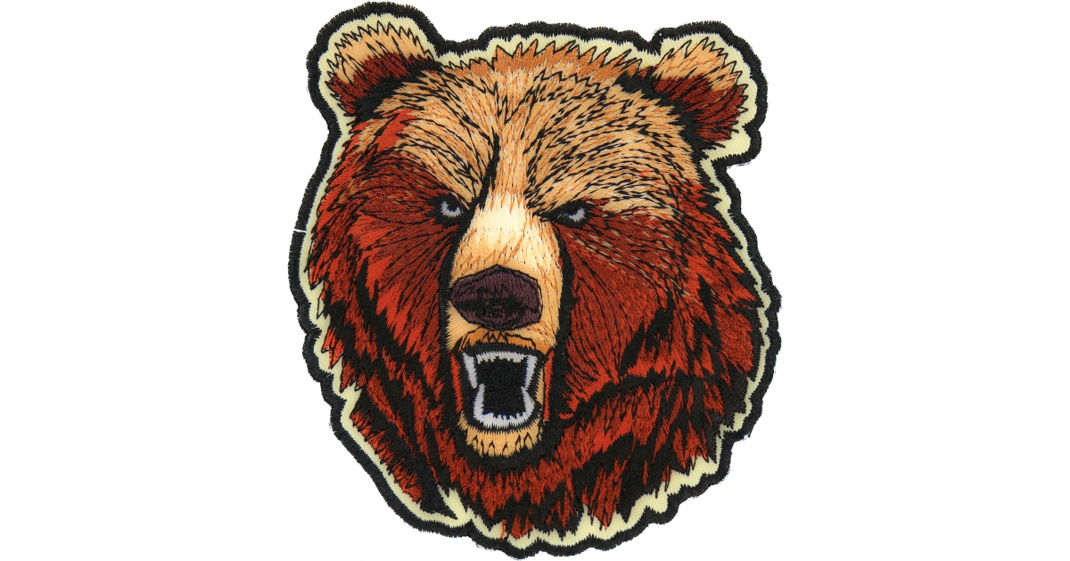 Bear Patch - Iron on Bear Patches by Ivamis Patches