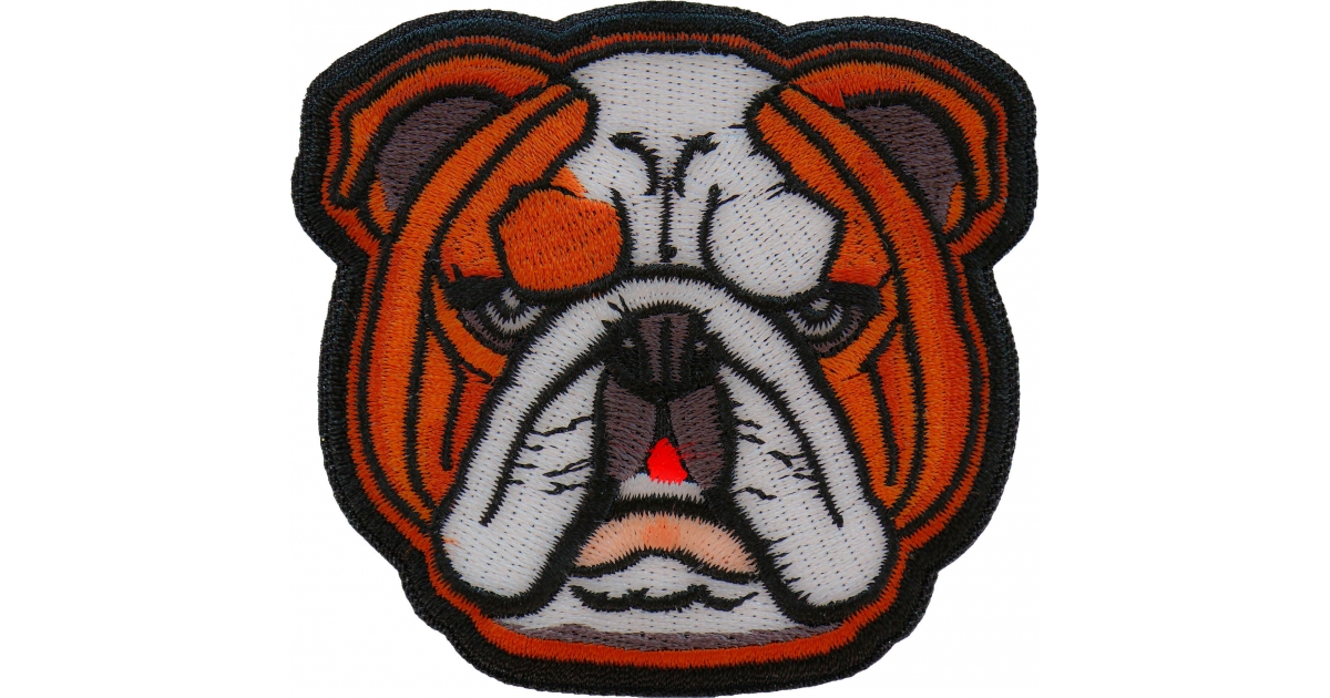 Bulldog Iron on Patch by Ivamis Patches