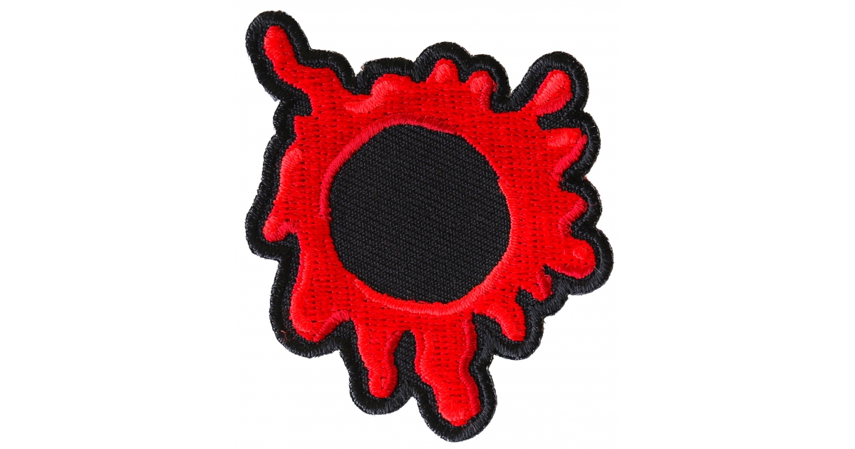 Bullet Hole Patch Blood Red by Ivamis Patches