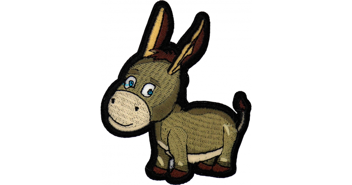 Cute Baby Donkey Patch by Ivamis Patches