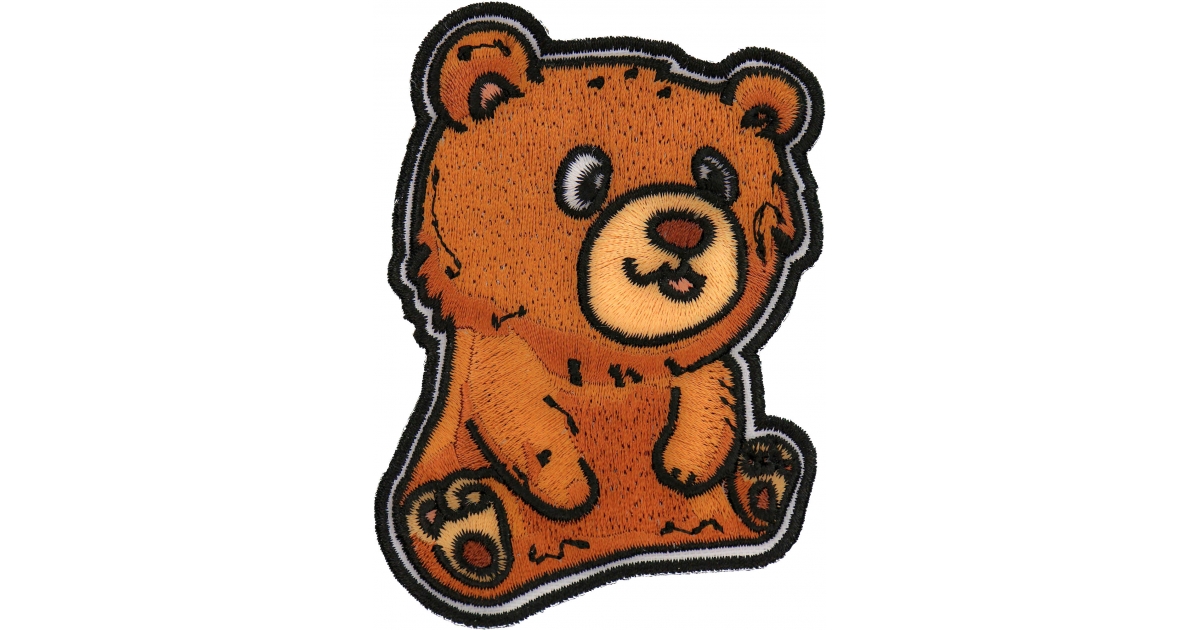 Cute Bear Patch - Iron on Bear Patches by Ivamis Patches