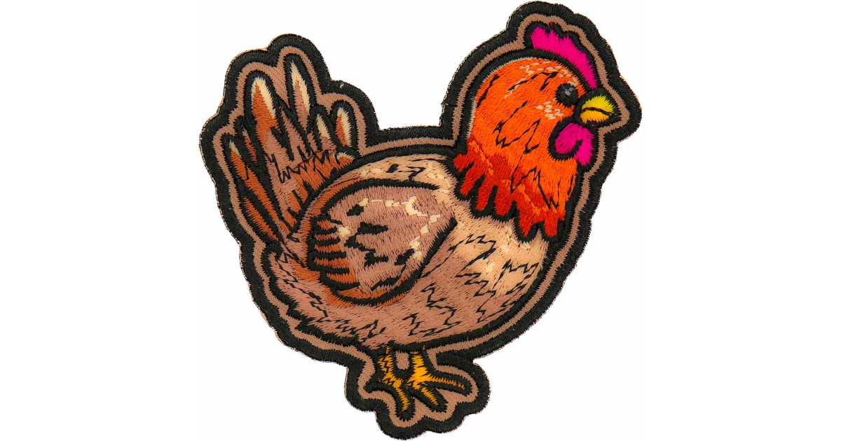 Cute Chicken Patch by Ivamis Patches