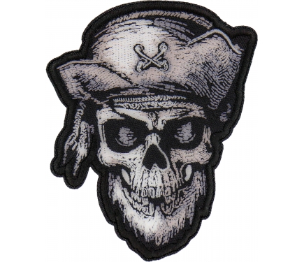 Dead Pirate Skull Patch, Skull Patches by Ivamis Patches