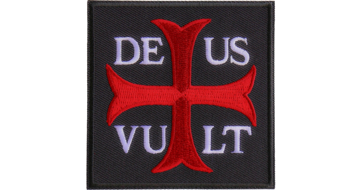 Deus Vult GOD WILLS Christian Patch by Ivamis Patches