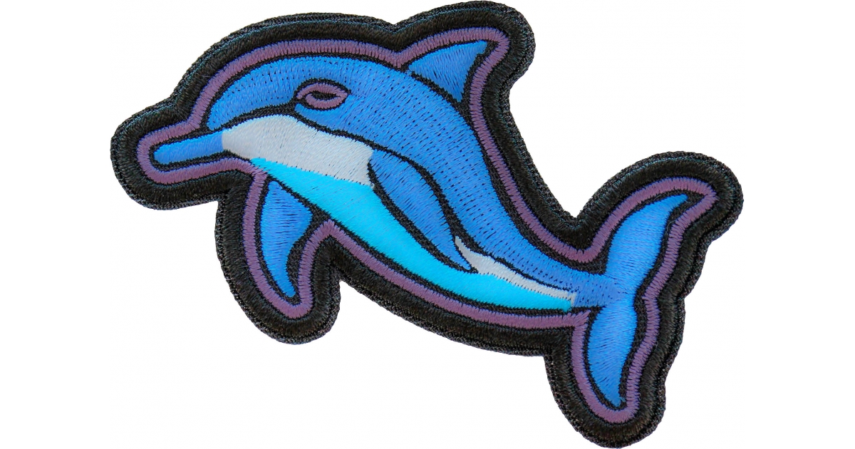 Dolphin Patch, Cute Animal Patches by Ivamis Patches