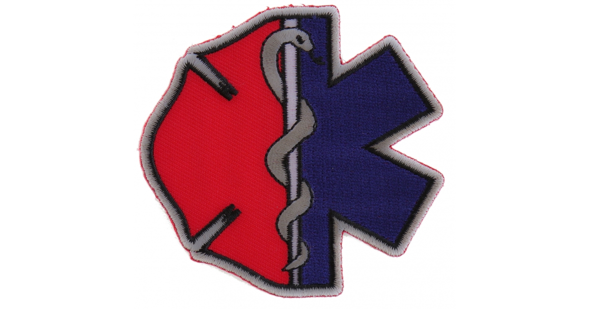 Firefighter EMT Emblems Patch | Embroidered Patches by Ivamis Patches