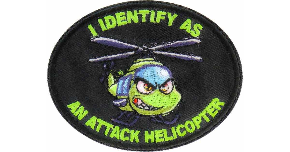 I identify as an attack Helicopter Patch by Ivamis Patches