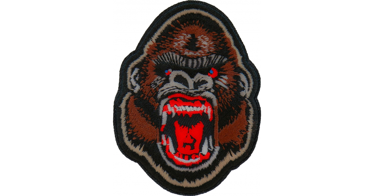 Ugly Monkey Iron on Patch - Iron on Monkey Patches by Ivamis Patches